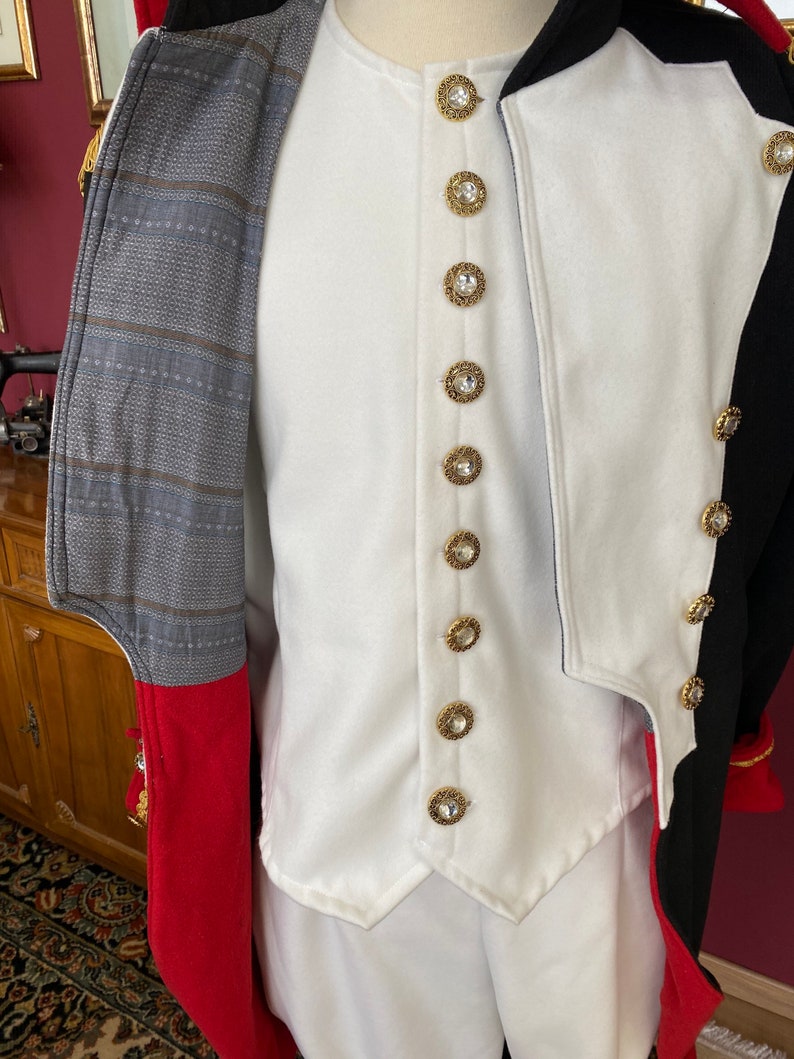 Napoleon Deluxe Wool Costume, Handmade Theatrical Quality Costume, Men ...