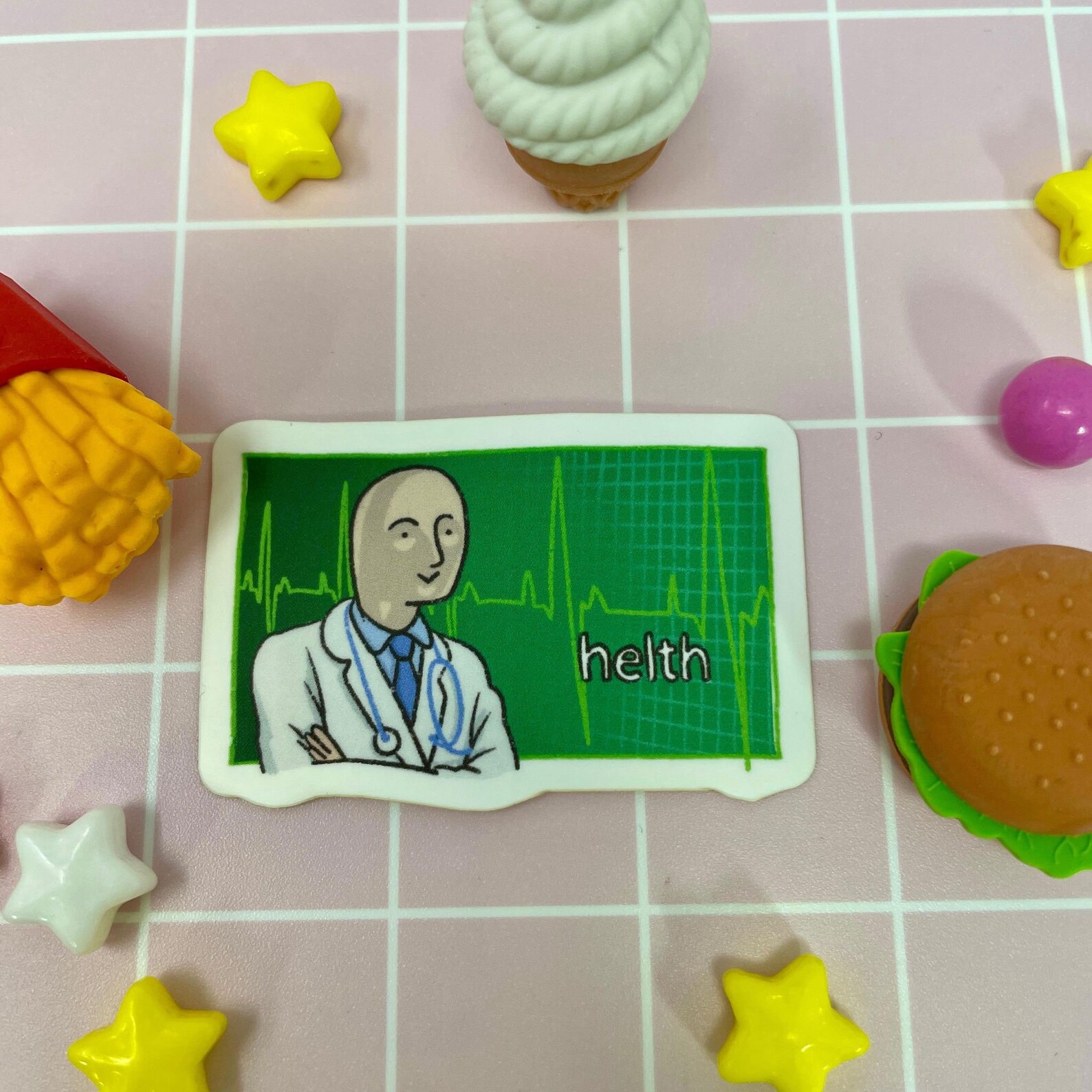Stonks And Helth Meme Sticker Stonks Guy Helth Guy Dank Meme Etsy