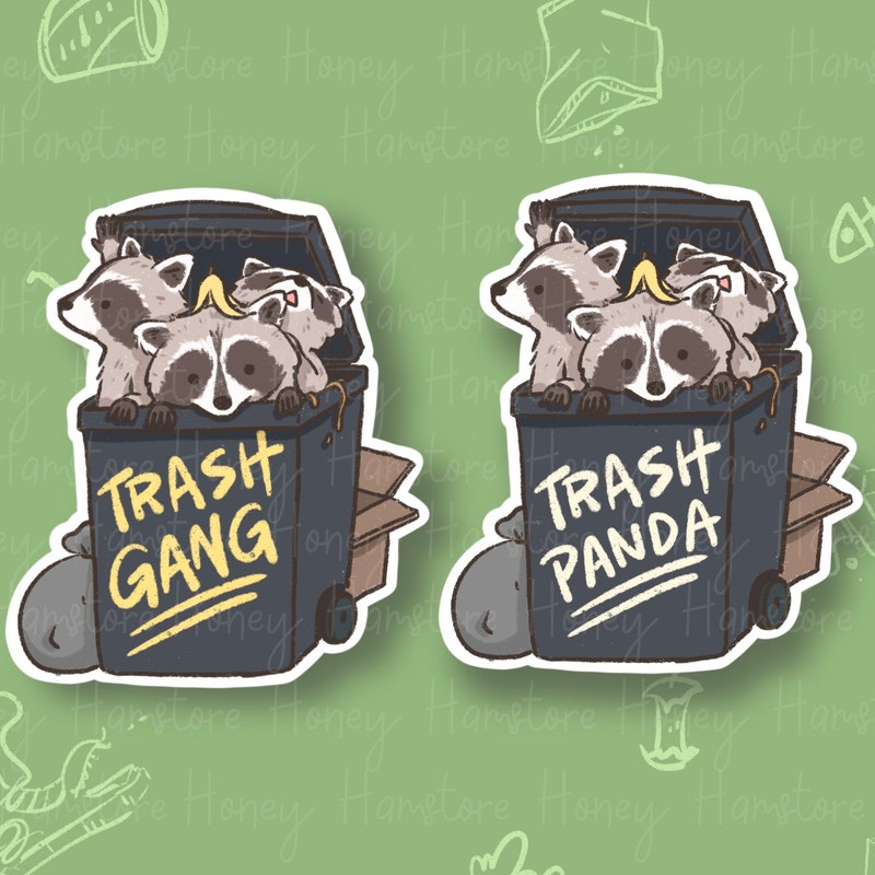 Trash Panda Stickers - Etsy