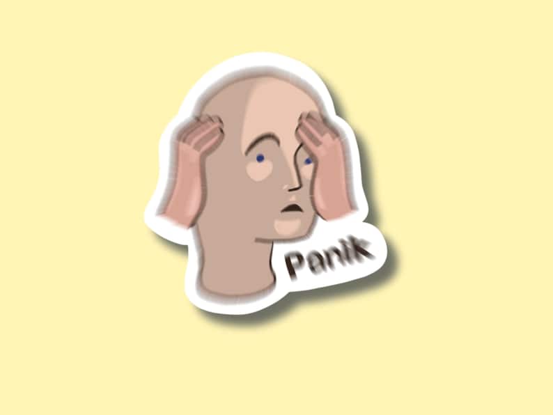Stonks & Helth Meme Sticker Stonks Guy Helth Guy Dank Meme - Etsy