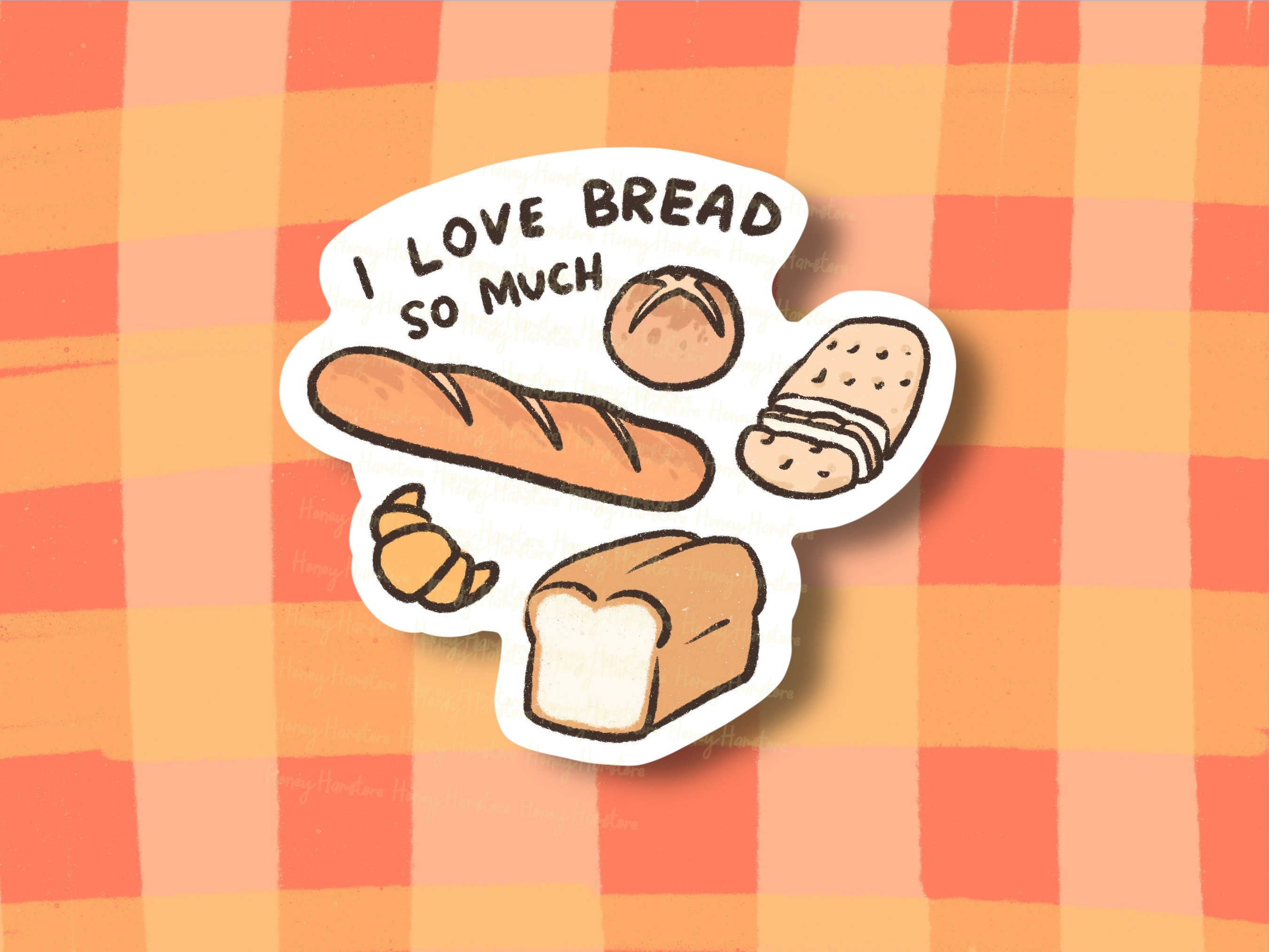 Cute Bread Wallpaper