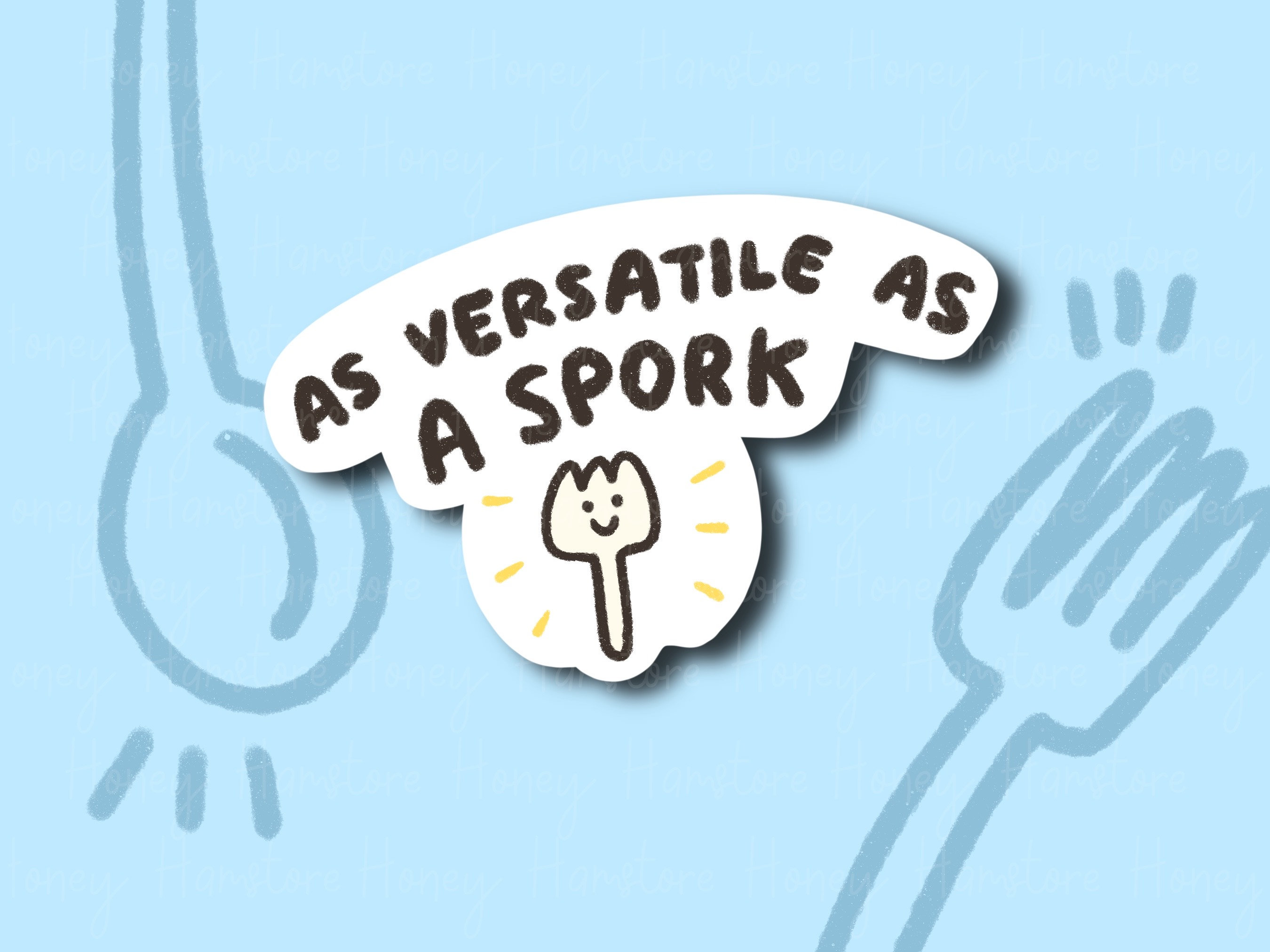 Cartoon Spork