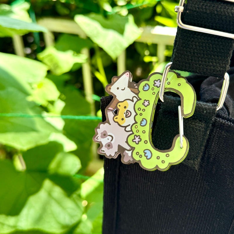 Metal Flower Carabiner - Etsy