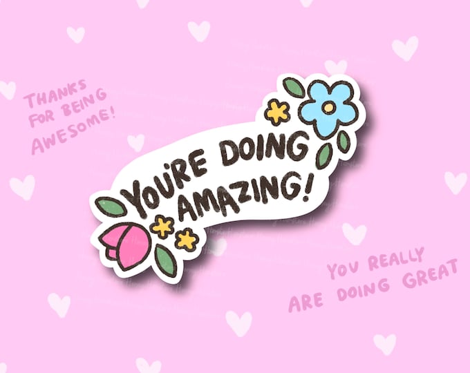 Animal Love Sticker Funny Sticker Gifts Under 10 Water - Etsy