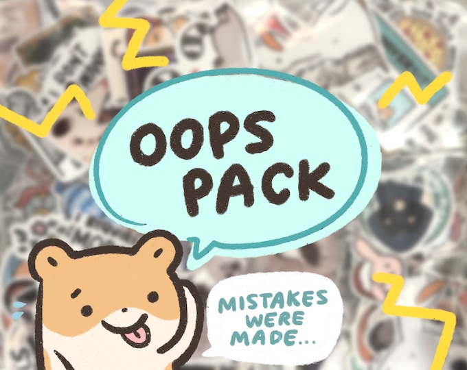 Mystery Random Oopsie Sticker Pack | Funny Sticker | Gifts Under 10 ...