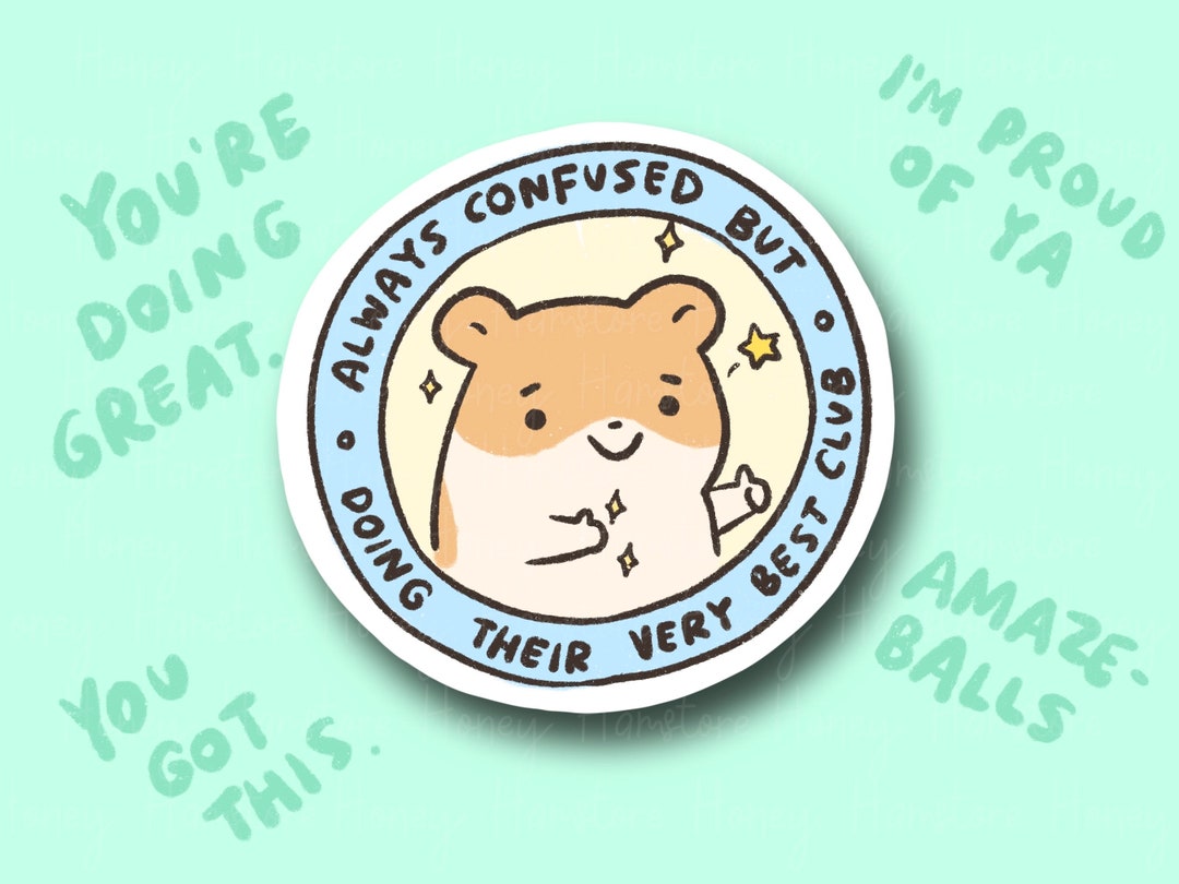 Always Confused but Doing Their Very Best Club | Funny and Cute Laptop ...