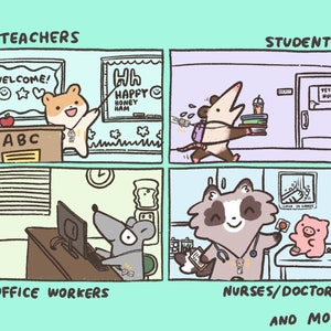 Limitless Potato Badge Reel With ID Belt Clip Cute Design Acrylic for ...