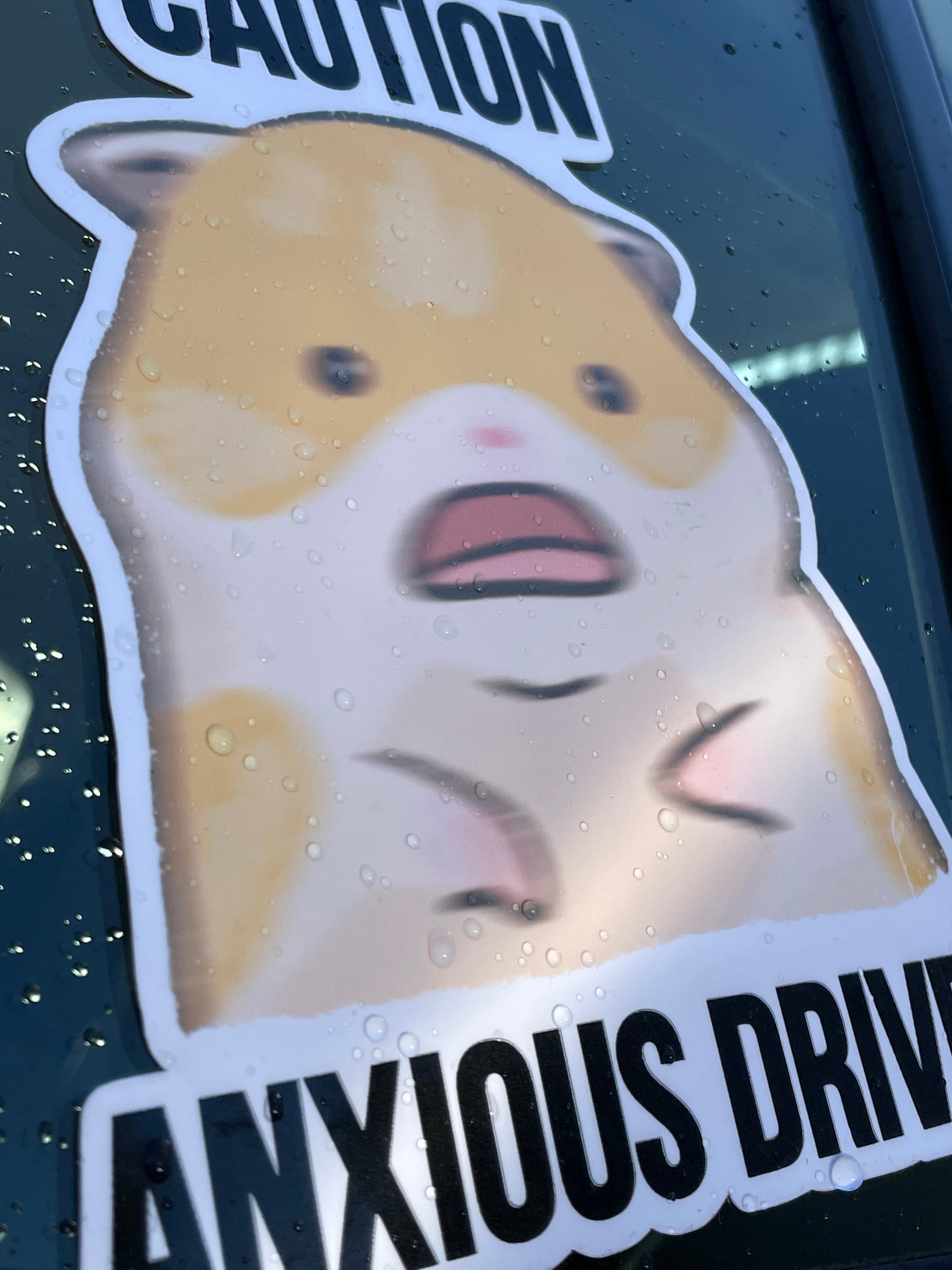 Emotional Damage Meme Scared Hamster Meme Laminated Stickers - Etsy