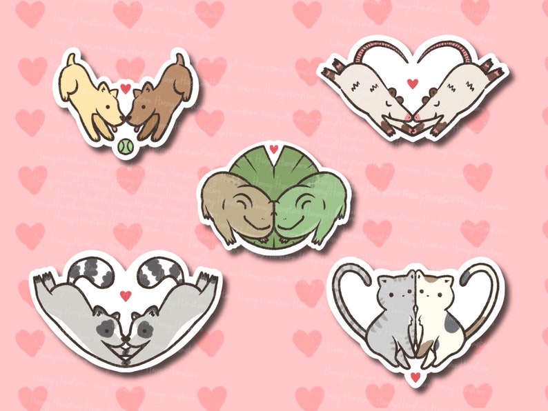 Animal Love Sticker | Funny Sticker | Gifts Under 10 | Water Resistant ...