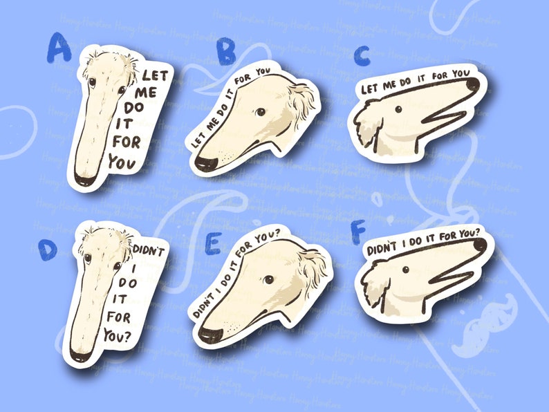 Let Me Do It for You Long Dog Meme | Funny Sticker | Gifts Under 10 ...