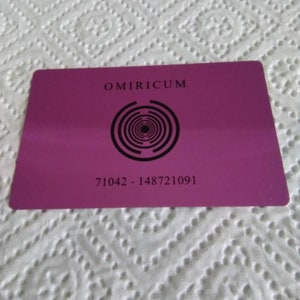 OMIRICUM CARD Radionic Technology Tesla-grabovoj-lakhovsky Orgone ...