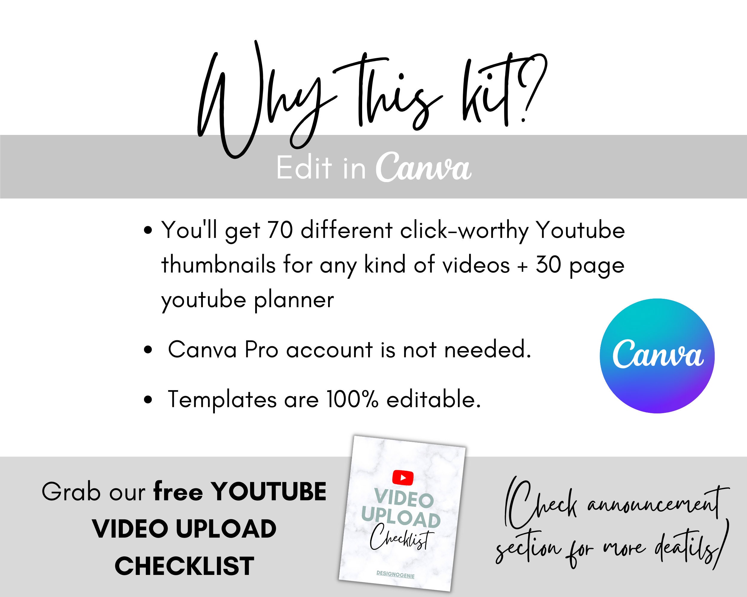 Buy 70 Youtube Thumbnail Templates Bundle Kit, Youtube Branding ...