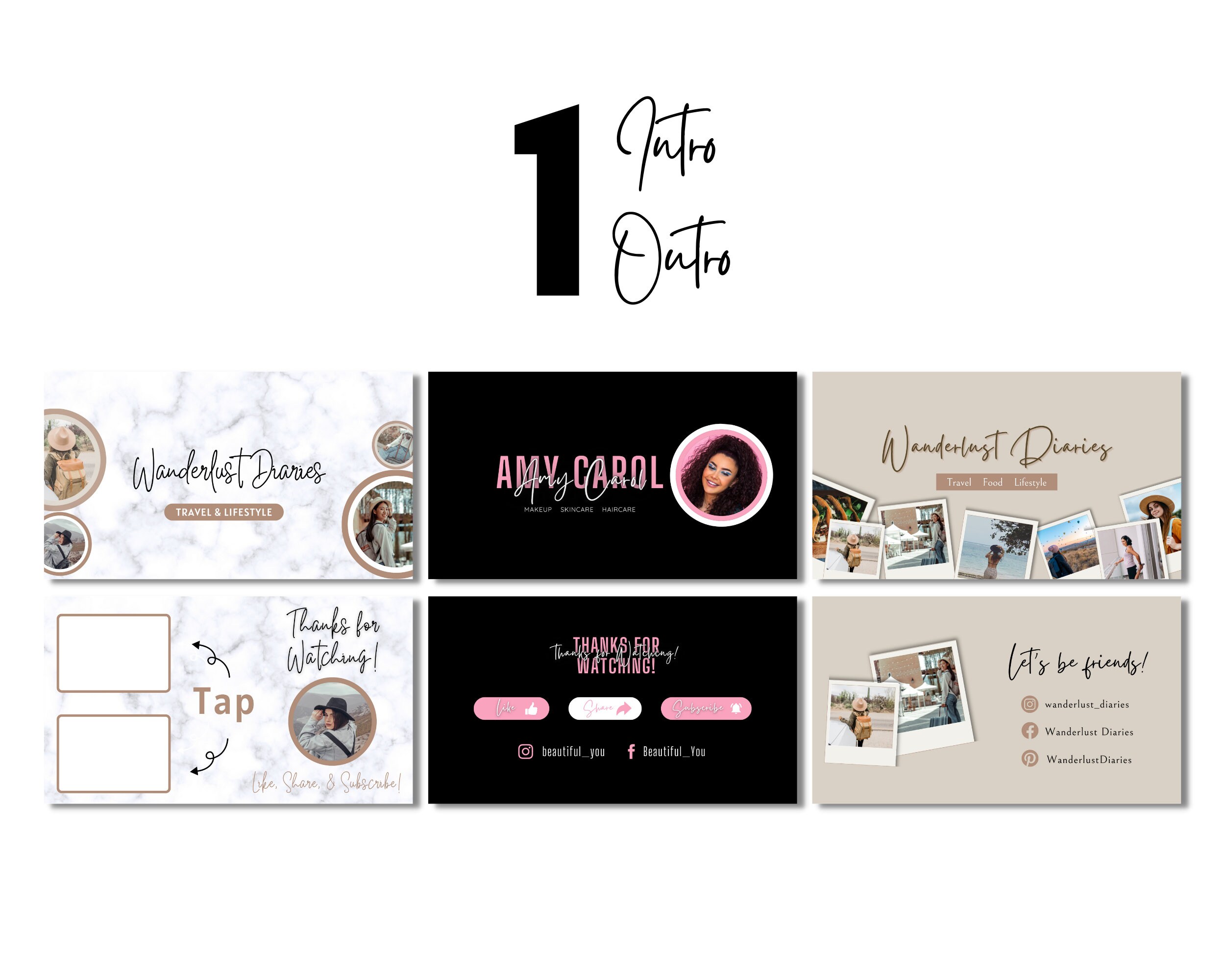 Custom Youtube Branding Kit, Personalized Youtube Channel Banner ...