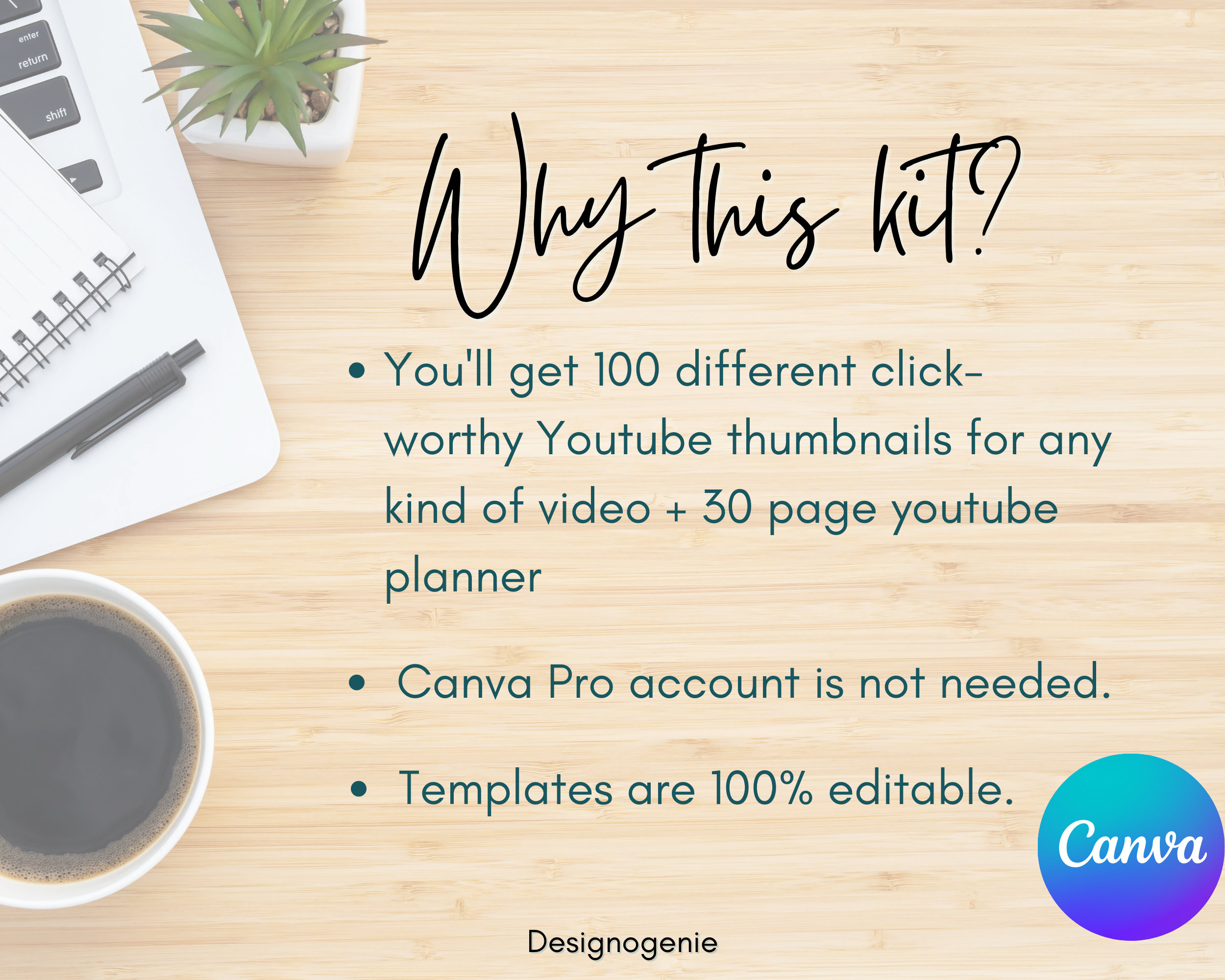 Youtube Thumbnail Templates Bundle, Youtube Branding Kit, Video ...