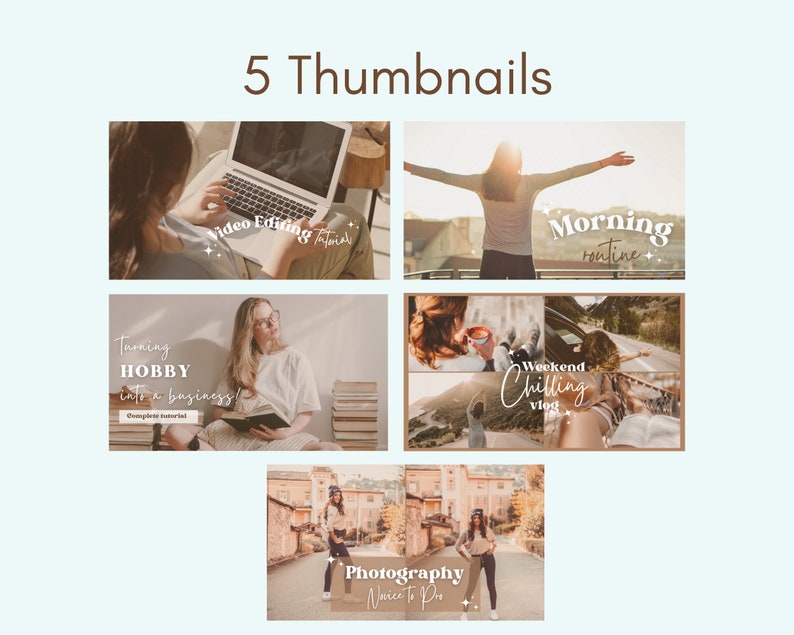 Retro Theme Youtube Branding Kit, Youtube Banner, Video Thumbnails ...