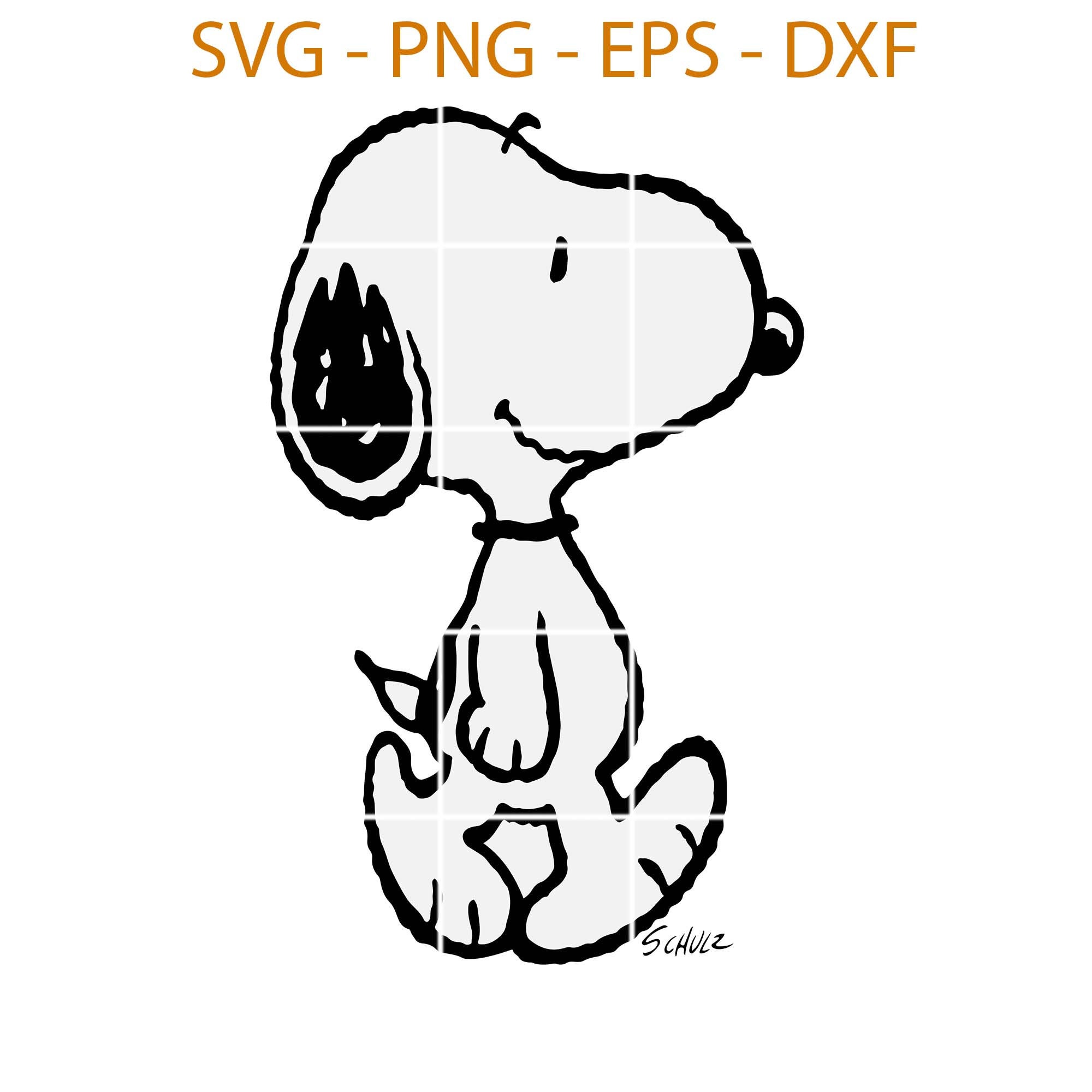 Peanuts Snoopy SVG PNG EPS DXf Digital Download | Etsy