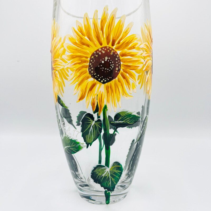 Sunflower Vase - Etsy