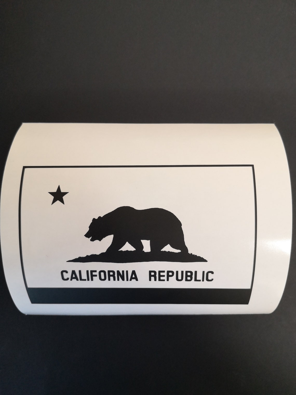 California State Flag Vinyl Decal Sticker, California Republic Sticker ...