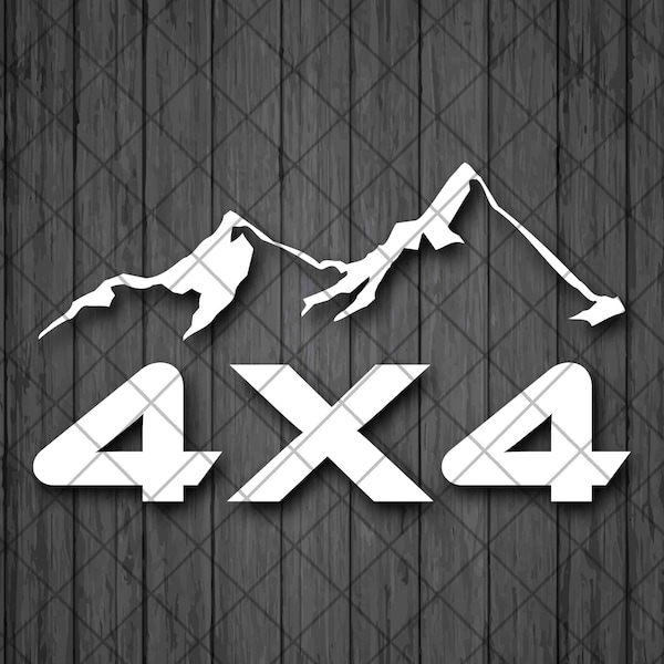 4x4 Sticker - Etsy