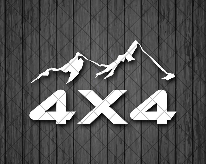 4x4 off Road 4WD Sticker Pack of 2 for Car - Etsy
