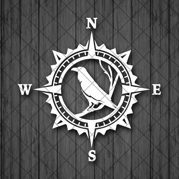 Compass Decal - Etsy