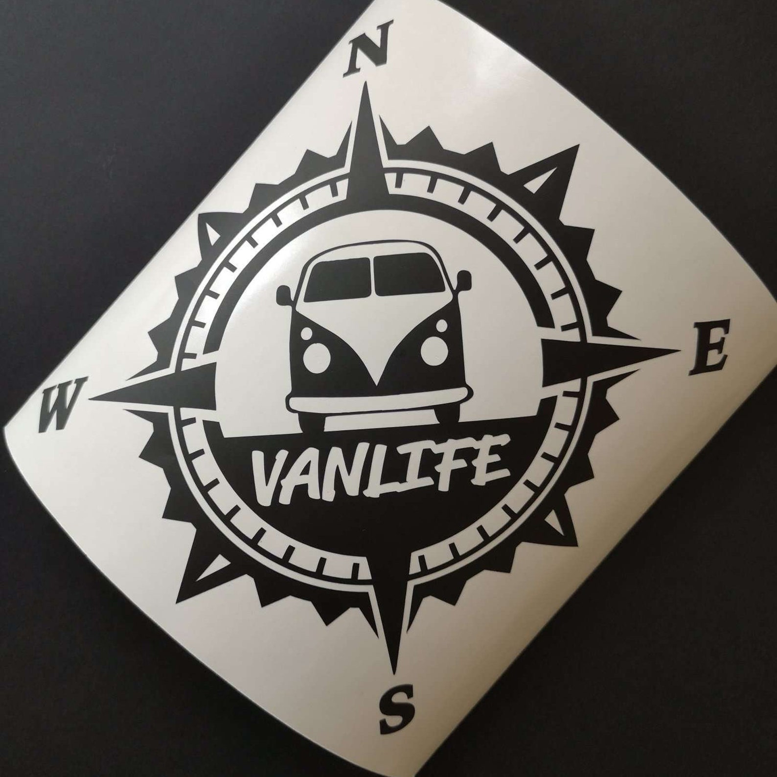 Vanlife Vinyl Decal Sticker Van Life Decal Compass Rose | Etsy