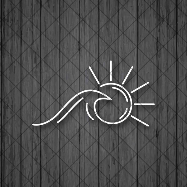 Wave Line Drawing - Etsy