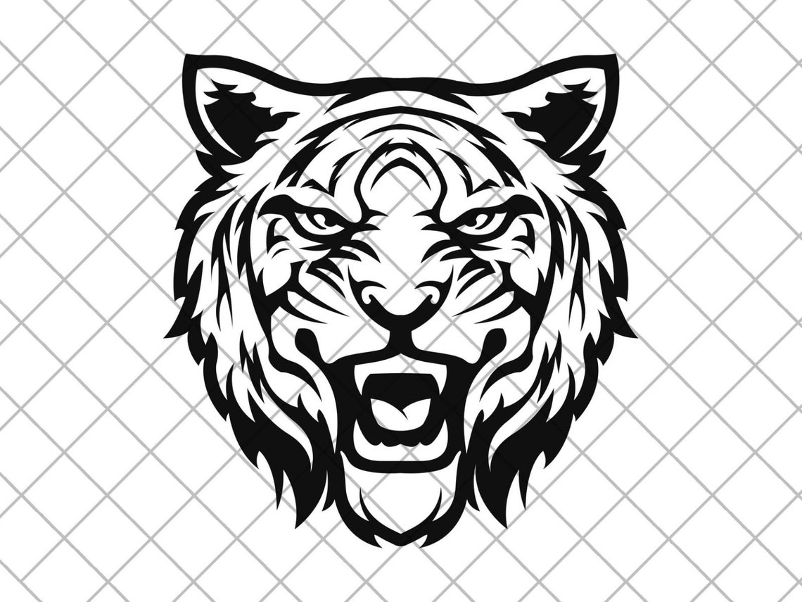 TIGER Vinyl Decal Sticker Angry TIGER Decal TIGER Truck - Etsy
