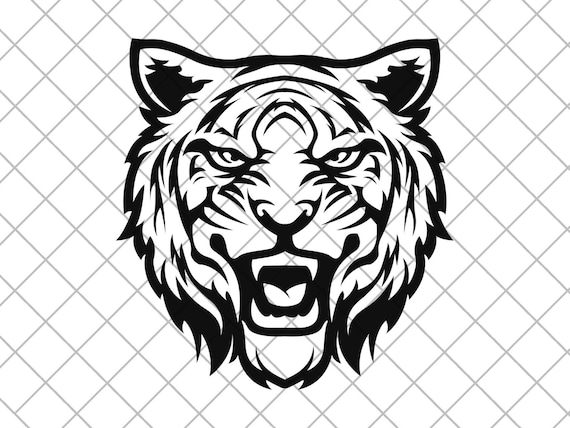 TIGER Vinyl Decal Sticker Angry TIGER Decal TIGER Truck - Etsy