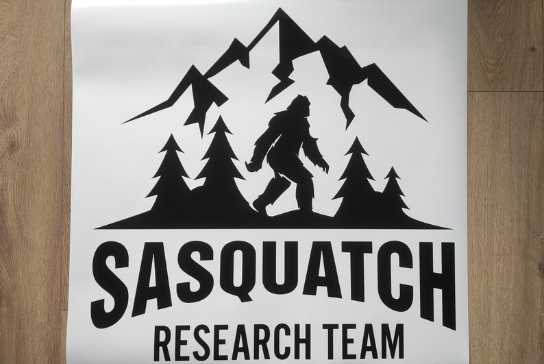 SASQUATCH Research Team Vinyl Decal Sticker BIGFOOT Decal - Etsy