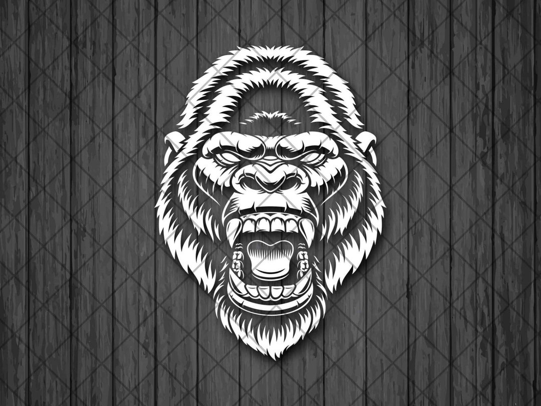 Angry Gorilla Vinyl Decal Sticker, 4x4 Vehicle Decal, Gorilla Truck ...