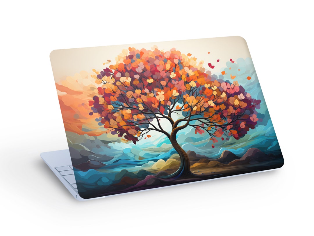 Autumn TREE LAPTOP SKIN Decal Sticker, Vibrant Ttree Laptop Skin Decal ...