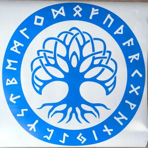 Celtic Tree of Life Vinyl DECAL Sticker, Tree of Life Car Decal, Viking ...