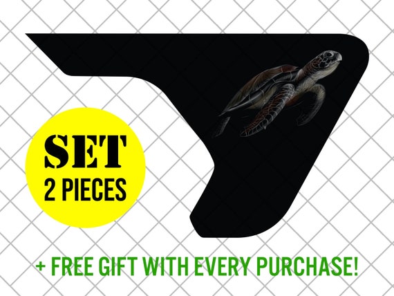 Hawaiian Turtle Decals
