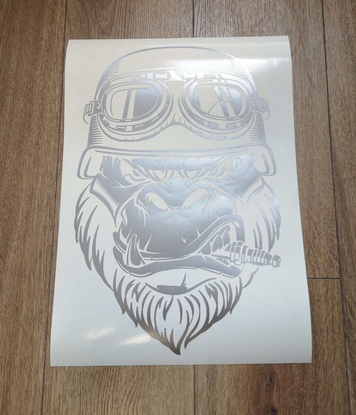 Angry Gorilla Biker Vinyl Decal Sticker, 4x4 Trucks Cars Vinyl Decal ...
