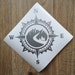 Mountain River Compass Vinyl Decal Sticker, Nature Decal, Forest ...