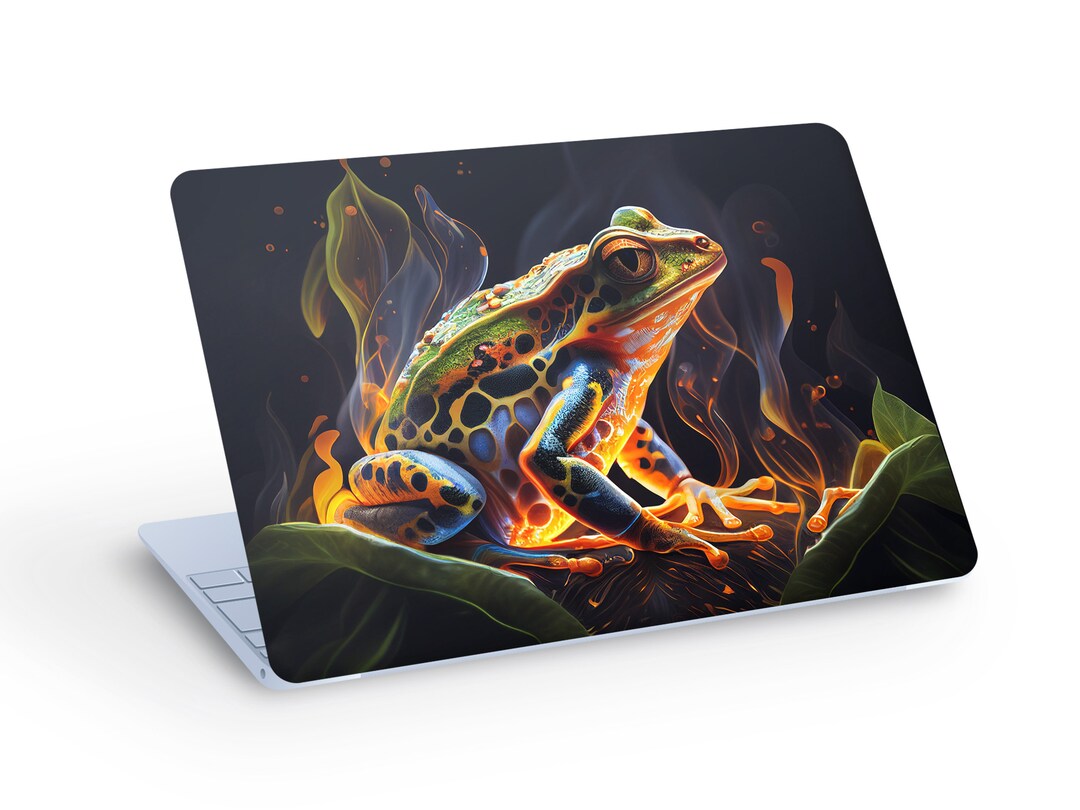 FRОG LAPTOP SKIN Decal Sticker, Cool Frog Laptop Skin Decal - Custom ...
