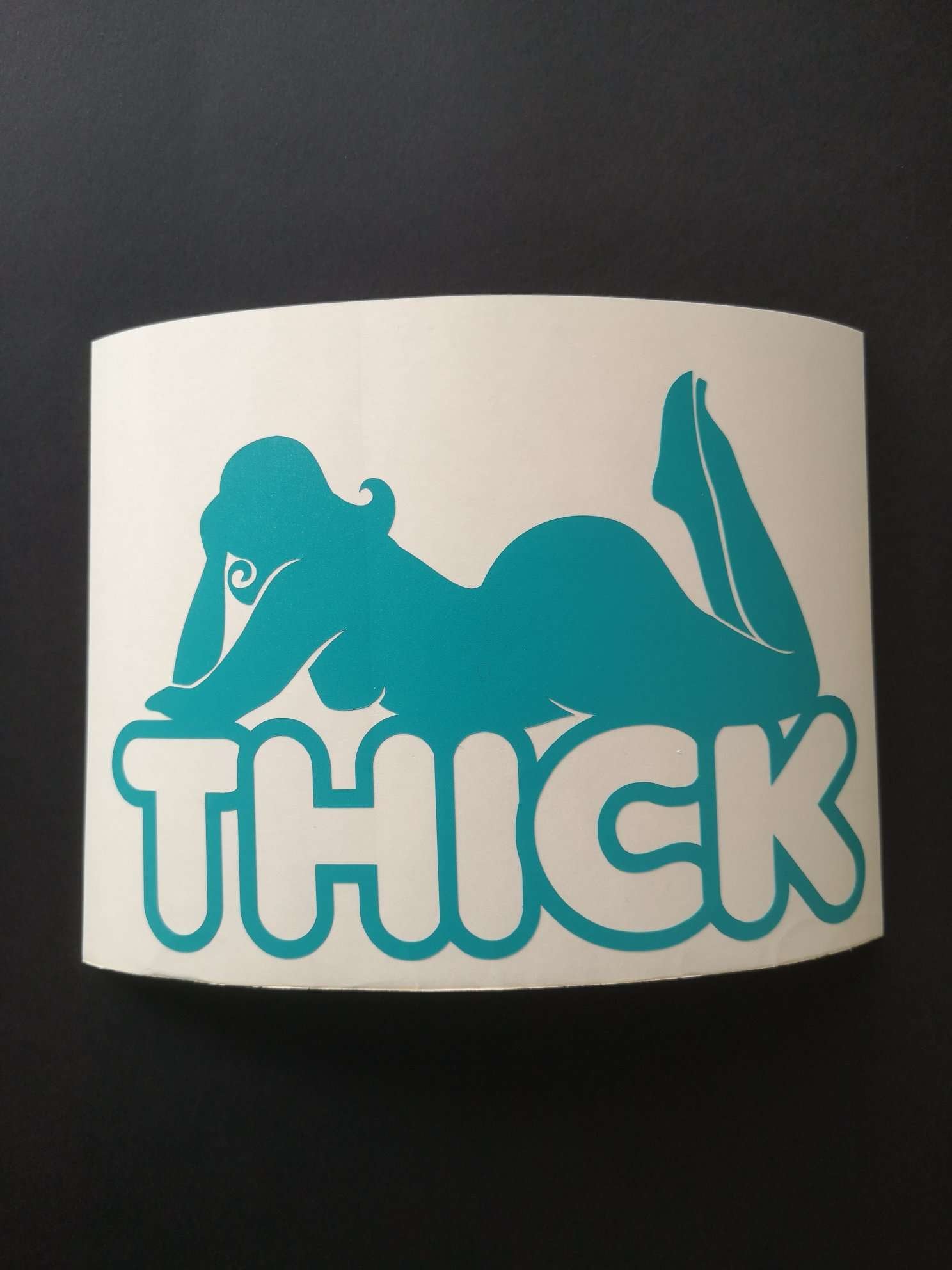 Thick Sexy Fat Chick Vinyl Decal Sticker Car Decal Truck Etsy
