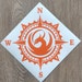Phoenix Fire Bird Compass Vinyl Decal Sticker Phoenix Decal - Etsy