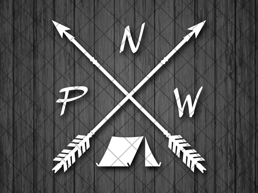 PNW Camping Vinyl Decal Sticker, Car Decal, Laptop Decal, Window or ...