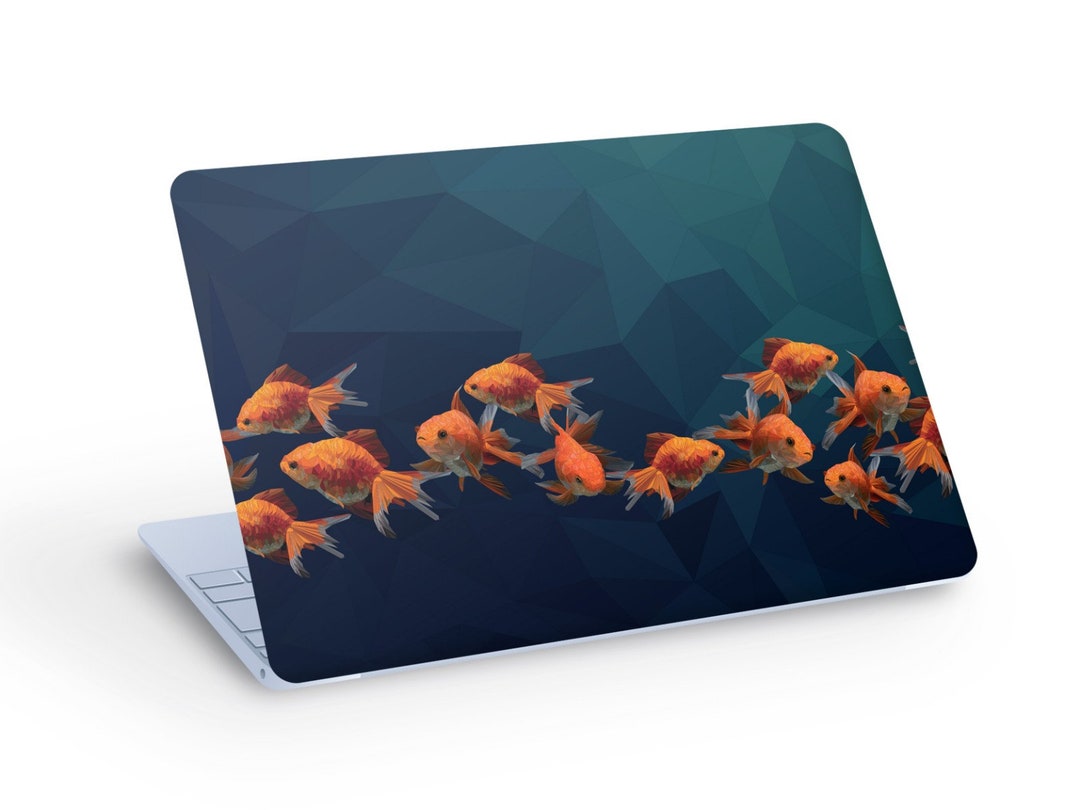 GOLDFISH LAPTOP SKIN Decal Sticker, Goldfishes Laptop Skin Decal ...