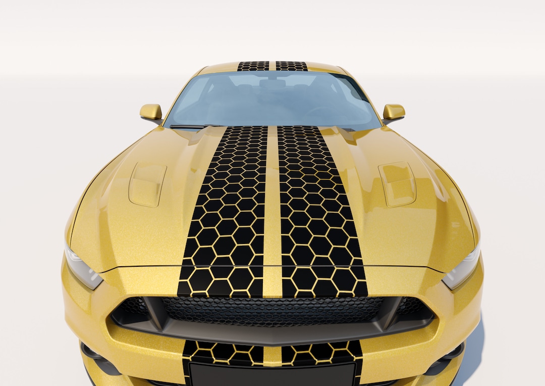 Honeycomb RACING Car Stripes Decals Stickers 2x10"- Universal Fit 2pcs. Multiple Colors - Etsy