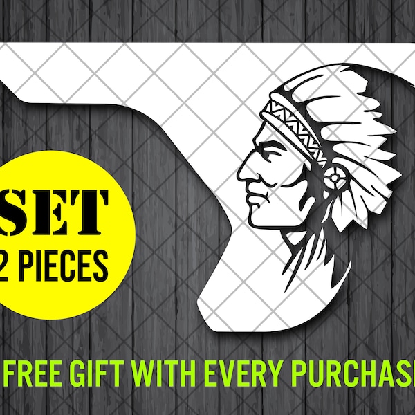 Native American Indian Chief Sticker - Etsy