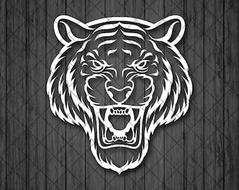 Tiger Car Sticker | Etsy