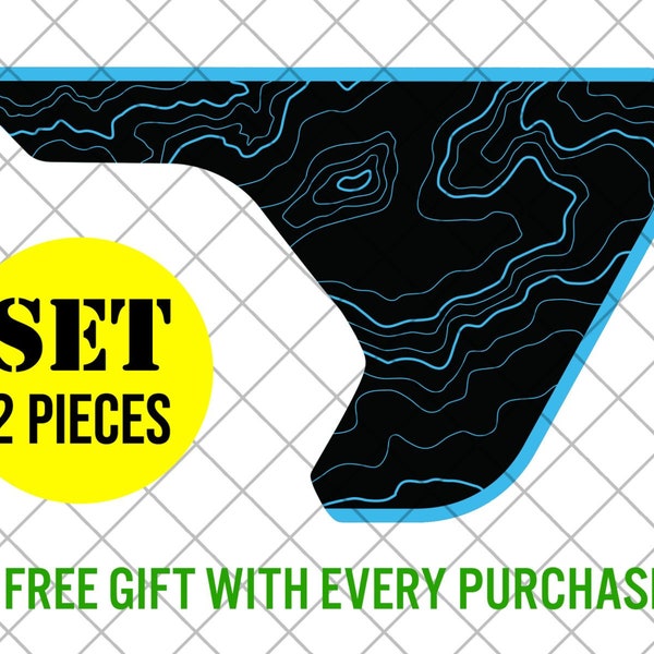Topography Decals - Etsy