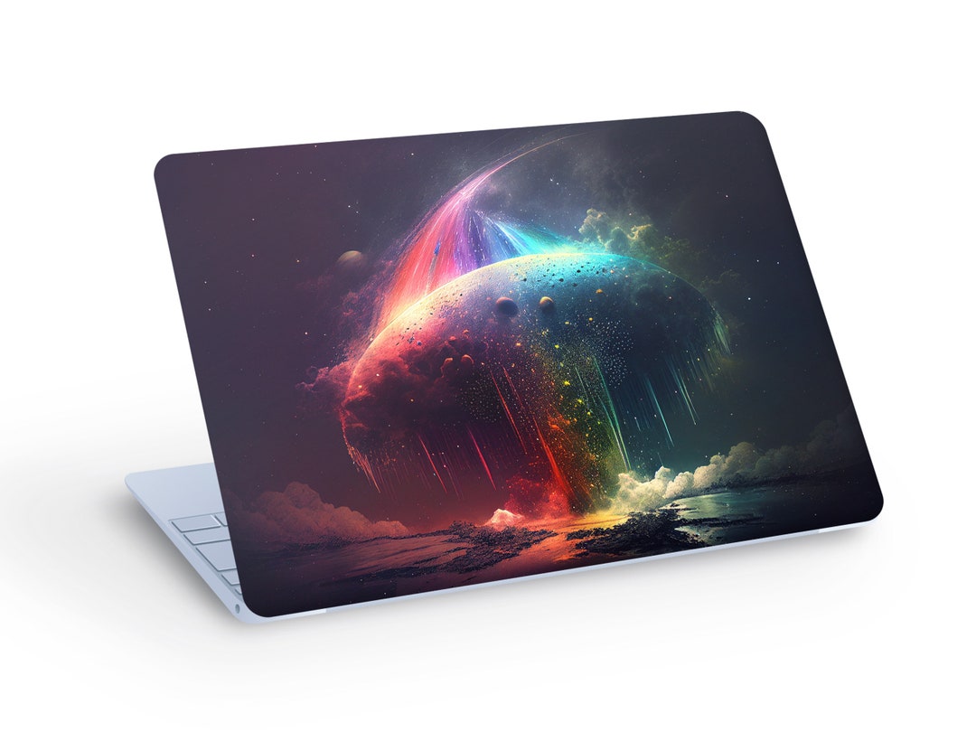 Abstract Meteorite Rain LAPTOP SKIN Decal Sticker, Abstract Meteorite ...