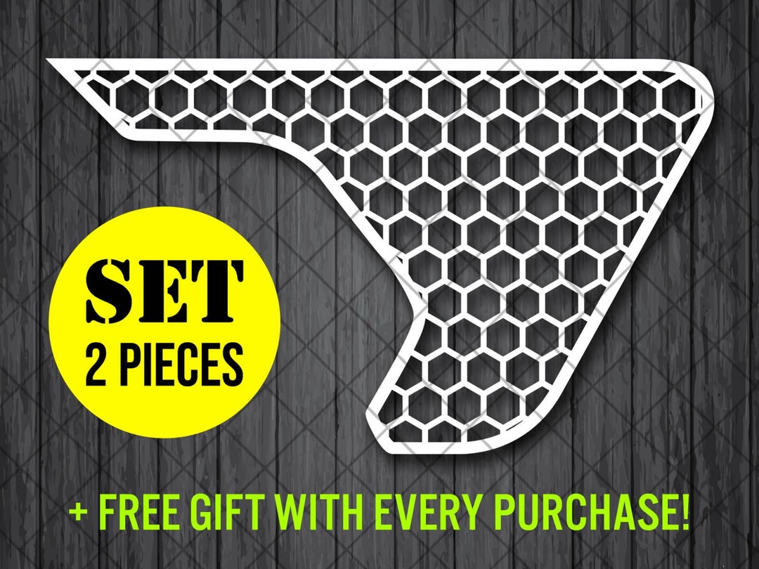 Honeycomb Hexagon Pattern Fender Vent Vinyl Decal Sticker, JL / JLU ...