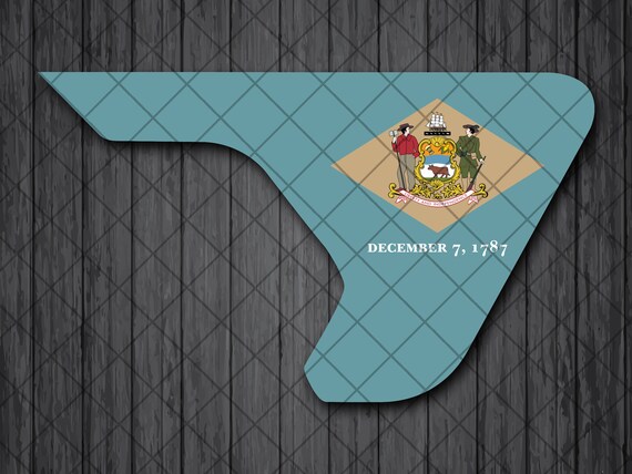 Delaware State Fender Vent Vinyl Decal Sticker JL / JLU / JT | Etsy
