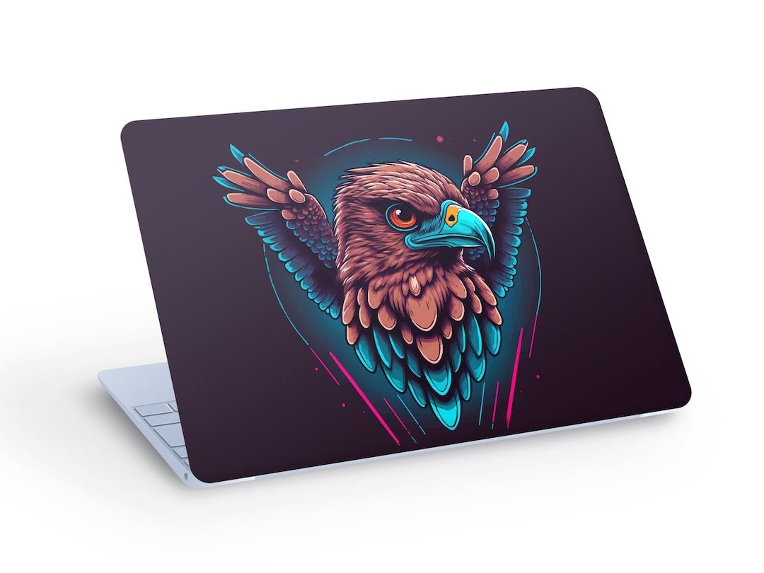 Cool EAGLE LAPTOP SKIN Decal Sticker, Colorful Eagle Laptop Skin Decal ...
