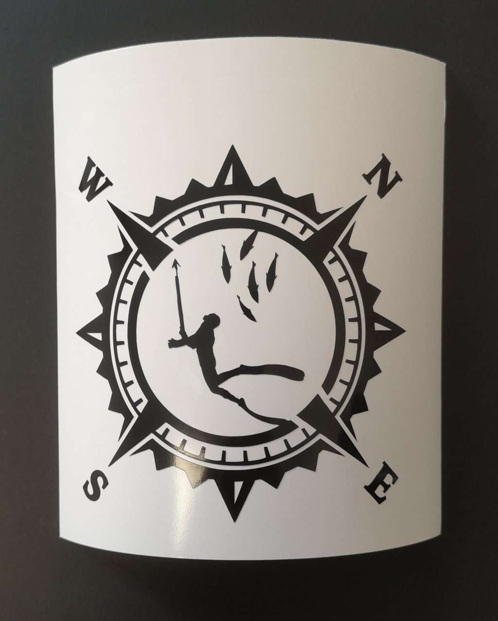 Spearfishing Vinyl Decal Sticker Underwater Fishing Decal - Etsy Norway